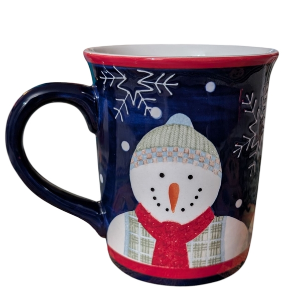 Debbie Mumm | Holiday | Vintage Debbie Mumm Snowman Portraits Mug Rare ...